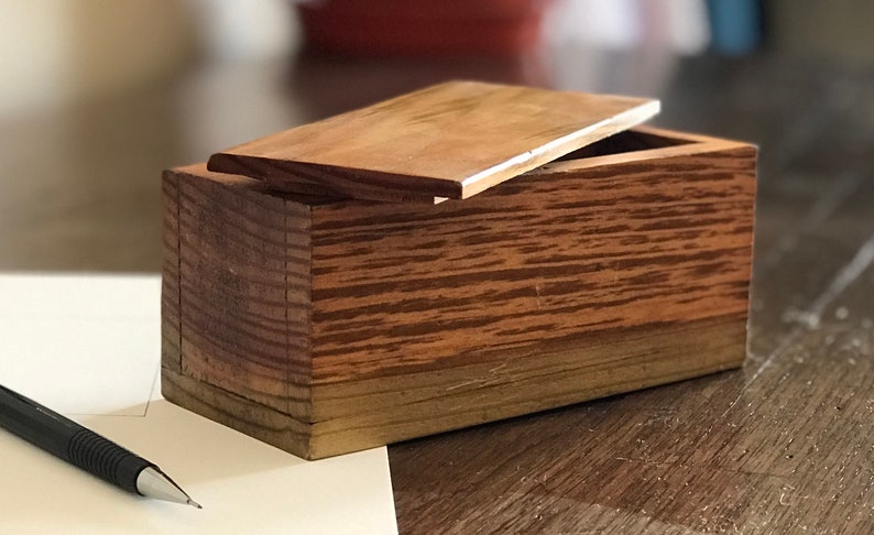 Wooden Box With Snug Fitting Lid - Etsy