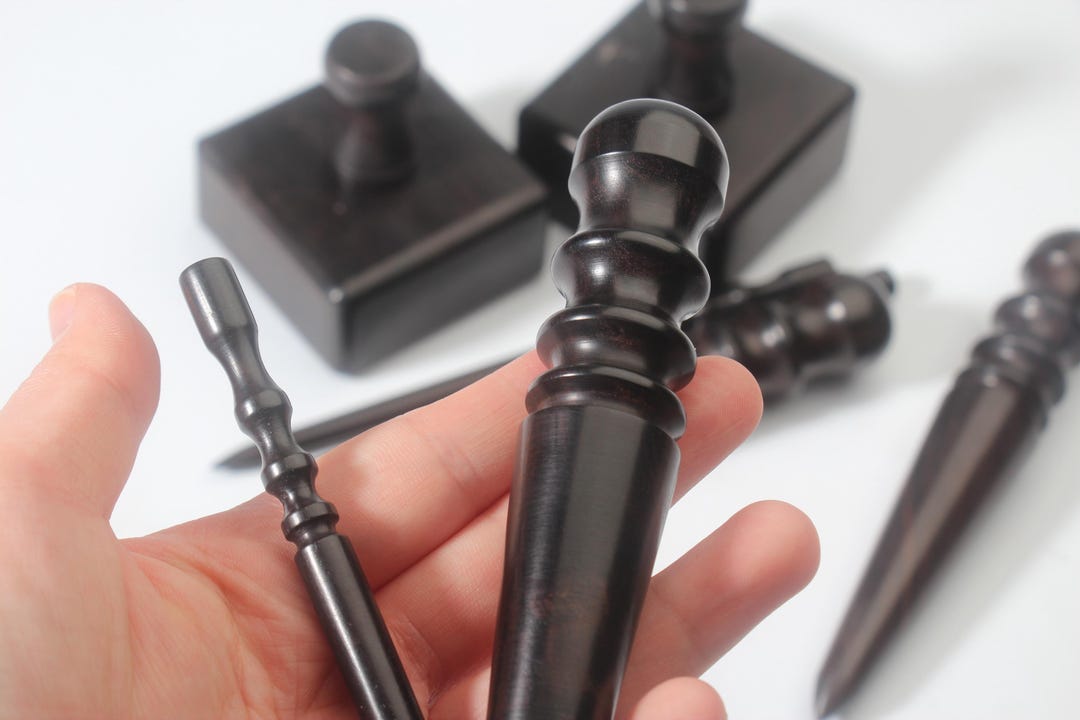 Leather Edge Slicker Wood Round Bar Edge Burnisher Leather Craft Tool ...