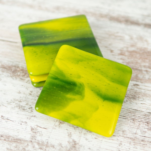 Yellow Coasters - Etsy