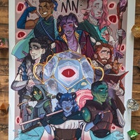 The Mighty Nein - Art Print - Critical Role - Etsy