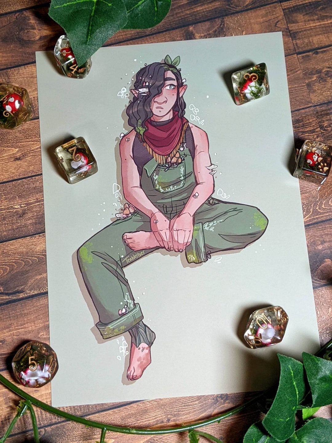 Sprout - Original Dnd Druid PC Print - Etsy