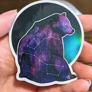 Ursa Major Minor Holographic Vinyl Sticker - Etsy