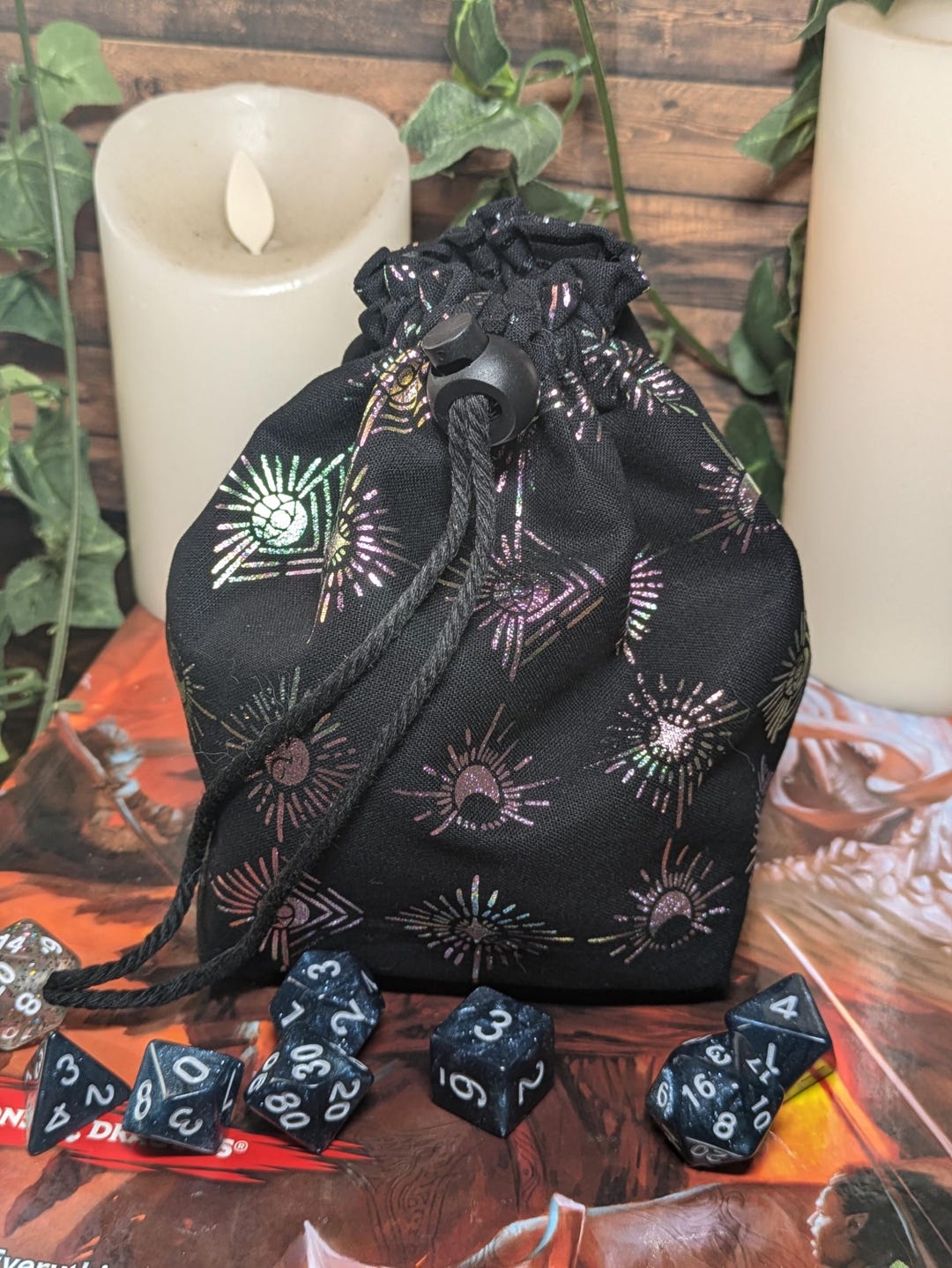 Holo Magic Dnd Dungeons and Dragons Dice Bag - Etsy