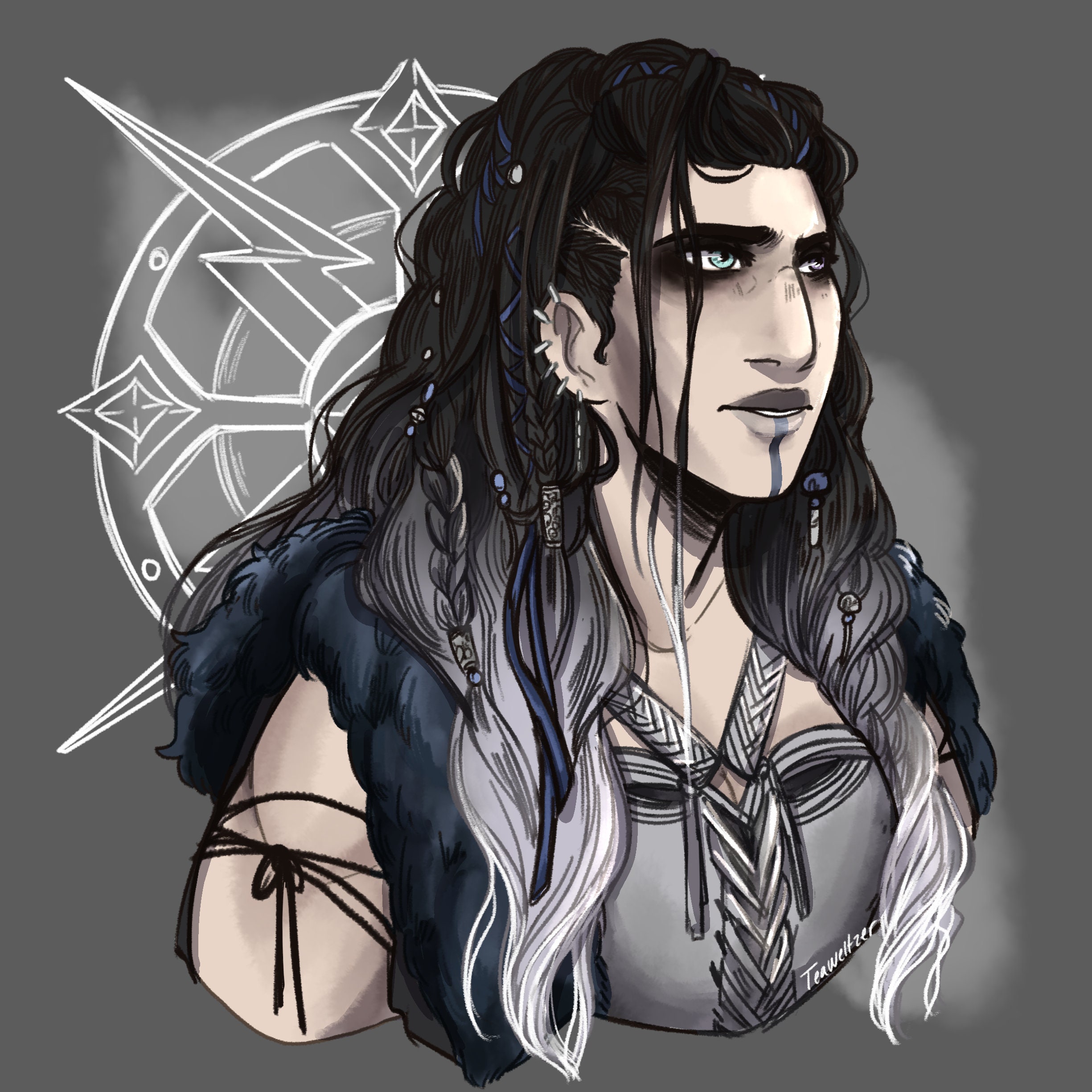Critical Role: Yasha Print | Etsy