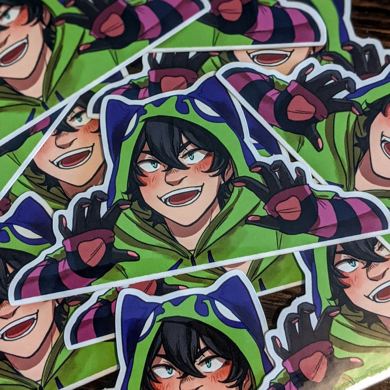 Skate Infinity Vinyl Stickers - Renga | Miya | Matchablossom | Joe - Etsy