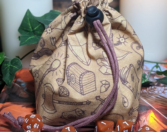 Adventurer Inventory Dnd Dungeons and Dragons Dice Bag - Etsy