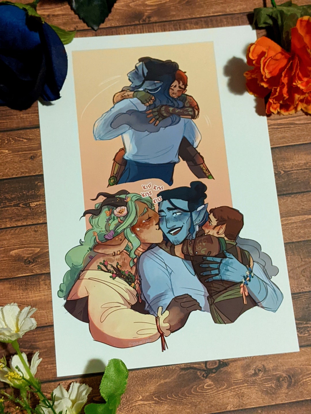 Reunion - CR EXU Trio Orym, Dorian, Fearne 5.5x8 Print - Etsy