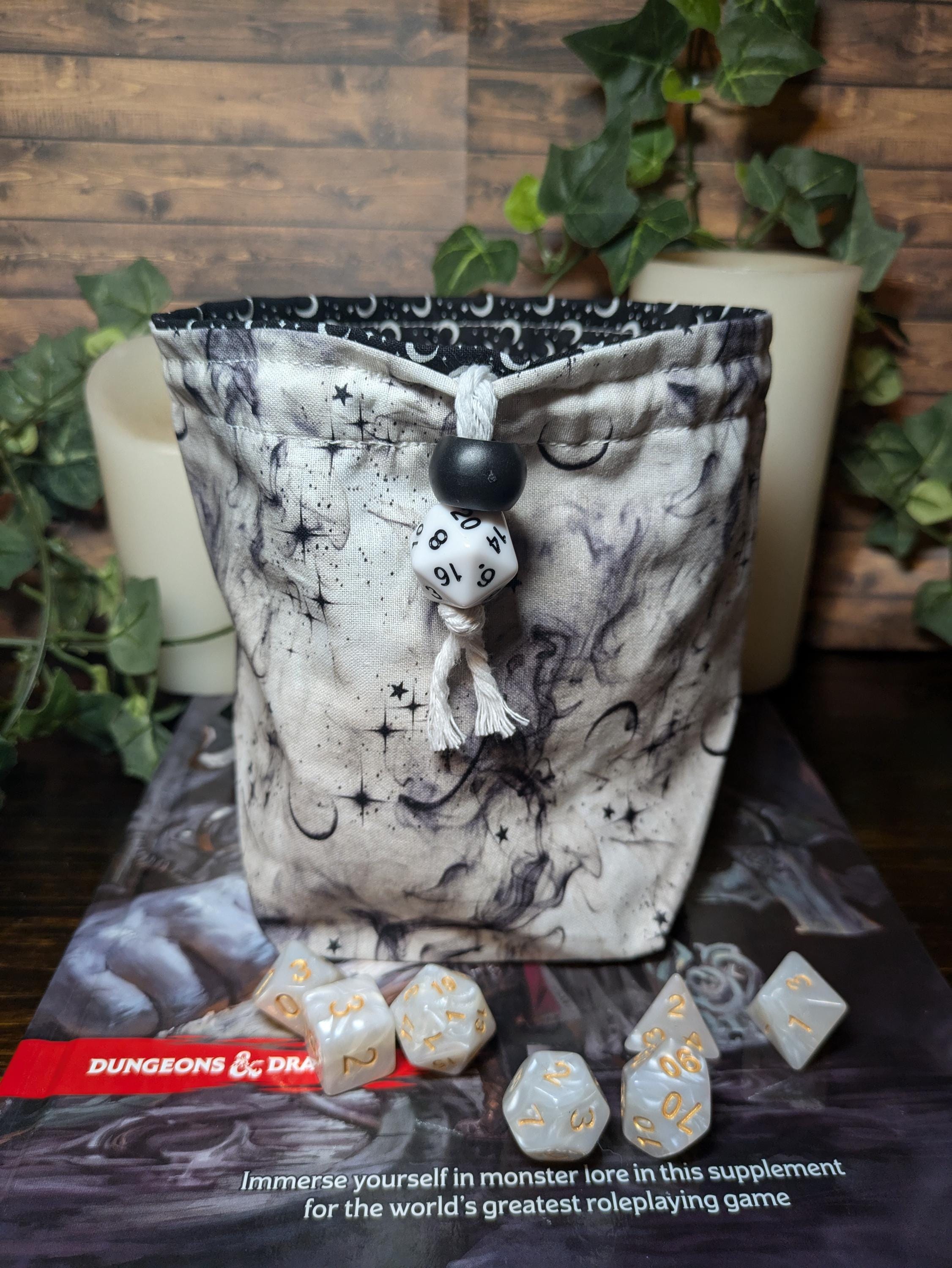 Misty Night Dnd Dungeons and Dragons Dice Bag - Etsy