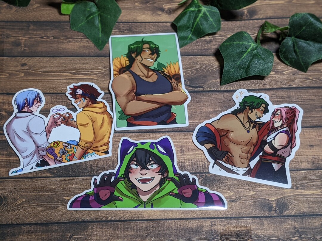 Skate Infinity Vinyl Stickers - Renga | Miya | Matchablossom | Joe - Etsy