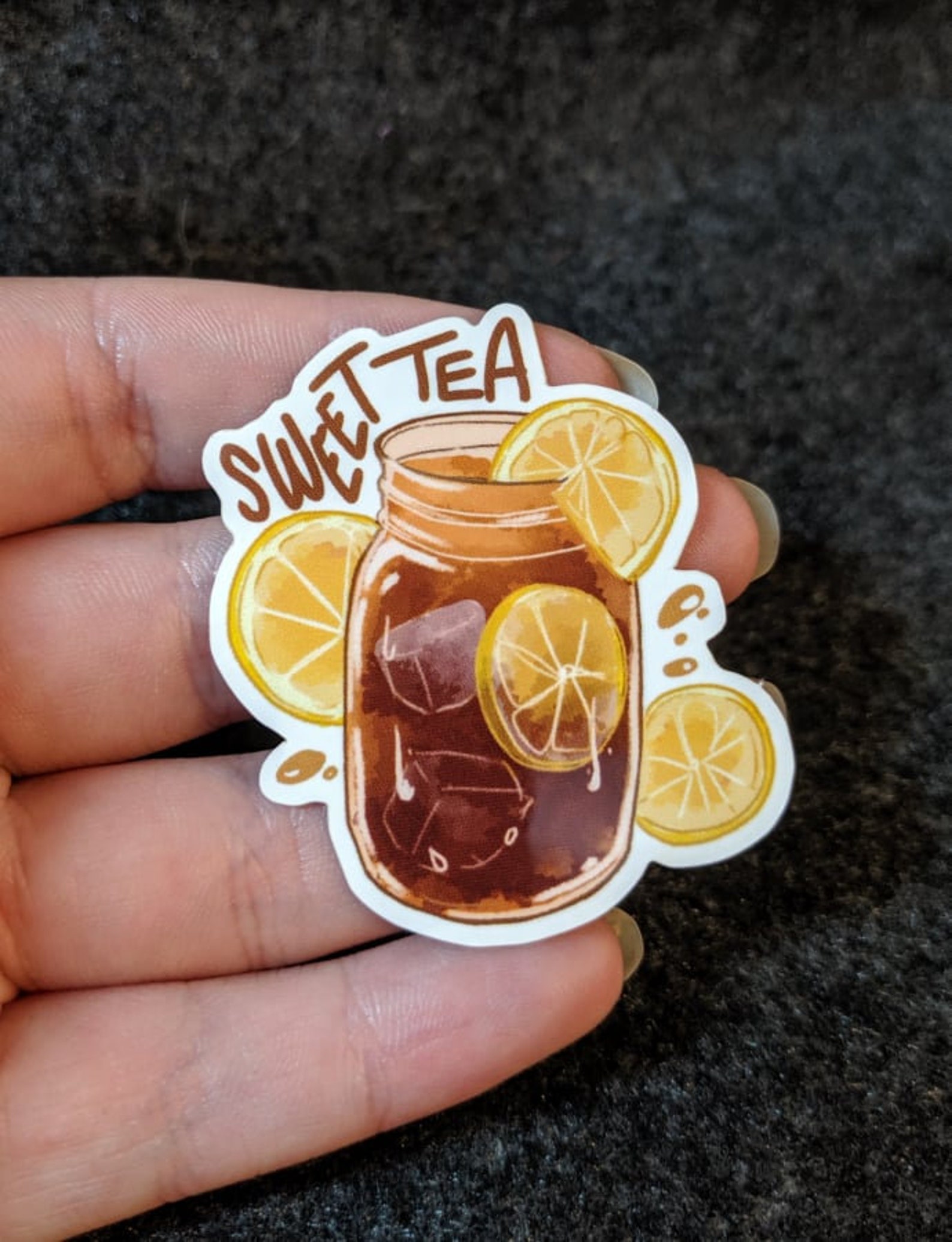 Sweet Tea Vinyl Sticker - Etsy
