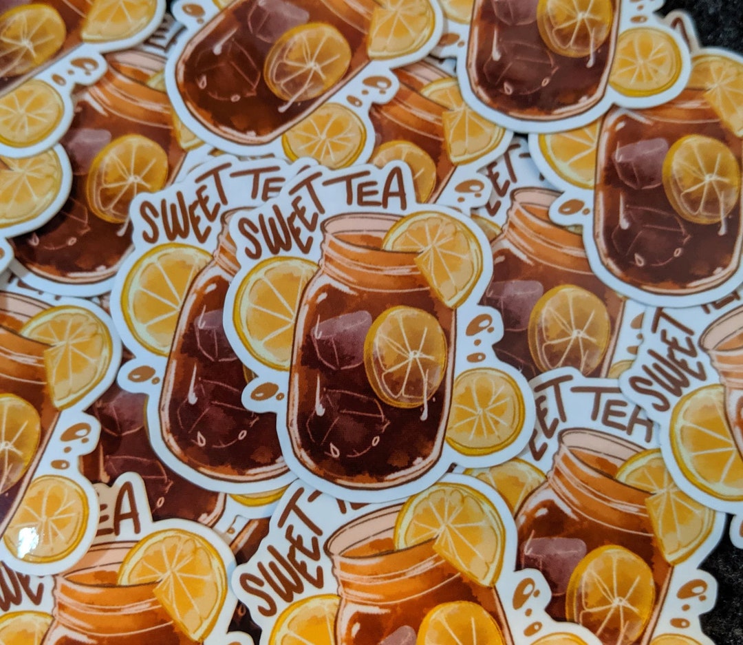 Sweet Tea Vinyl Sticker - Etsy