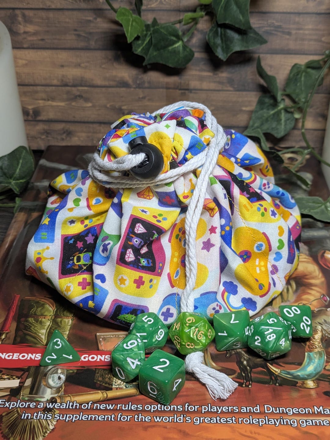 Gaming Segmented / Pocket Dnd Dice Bag - Etsy