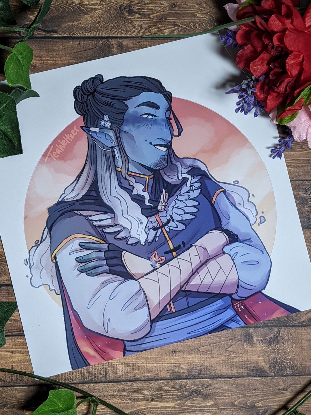 Dorian Storm - CR BH 7x7 Print - Etsy