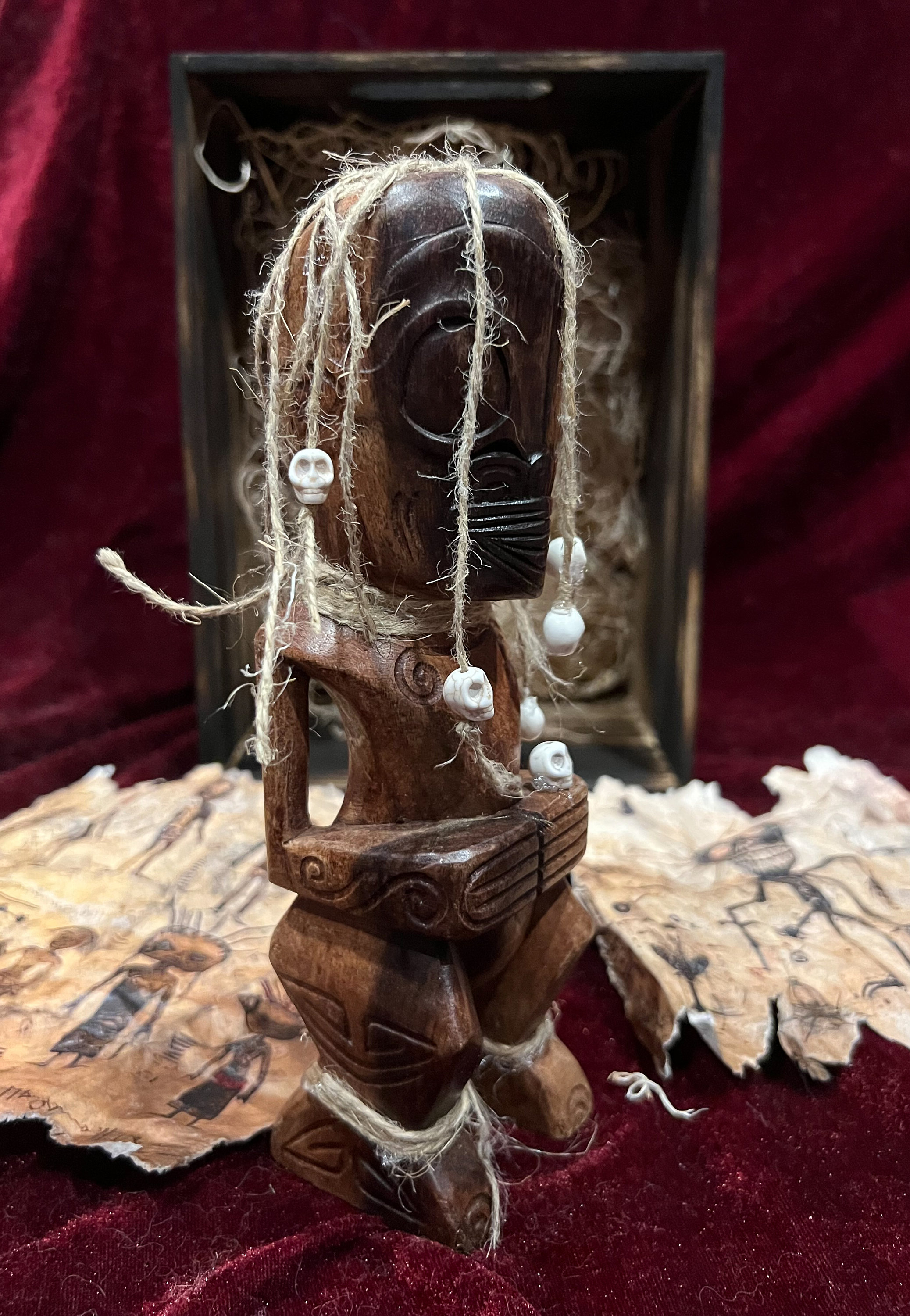 Mysterious Cursed Voodoo Wooden Relics With Display Haiti - Etsy