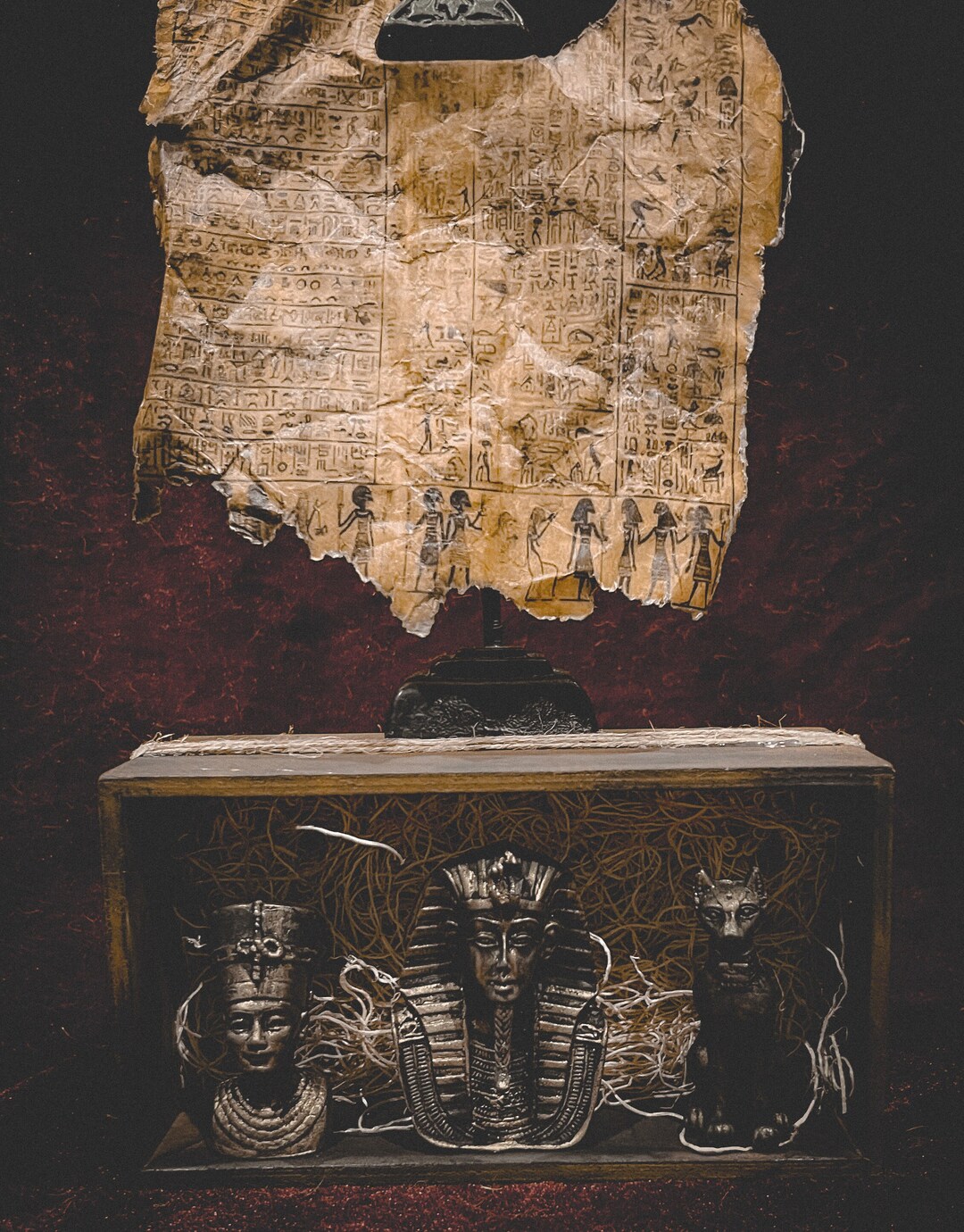 Cursed Egyptian Relics Display Handmade Oddity - Etsy