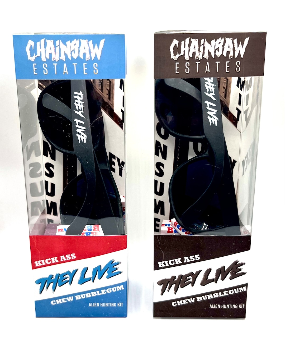 They Live Alien Hunting Kit - Hoffman Lenses Sunglasses and Bubblegum ...