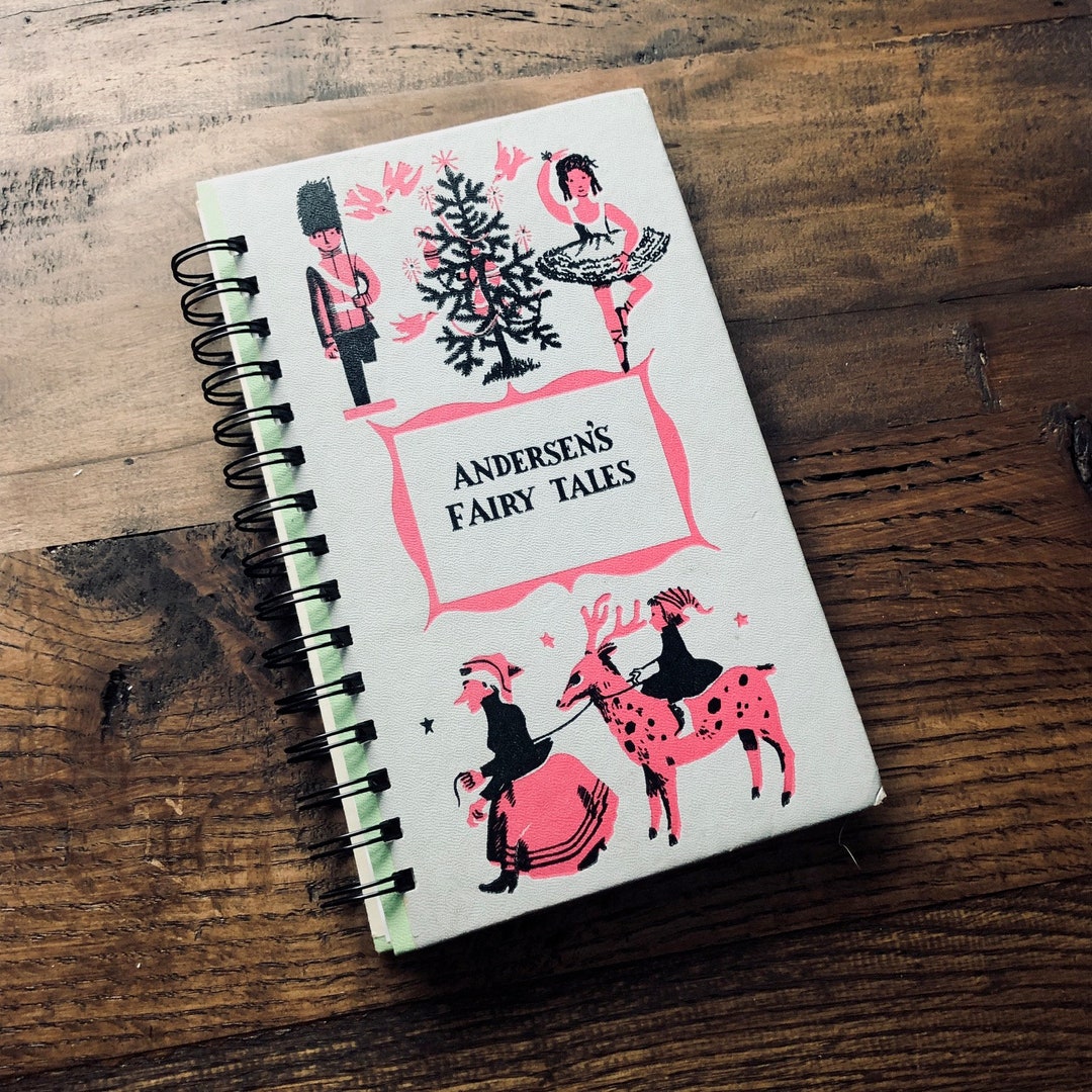 Andersen's Fairy Tales Journal: Sketchbook Made From Vintage 1950s ...