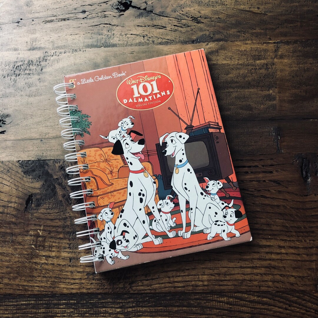 101 Dalmatians Journal: Sketchbook Made From Upcycled Disney Little ...