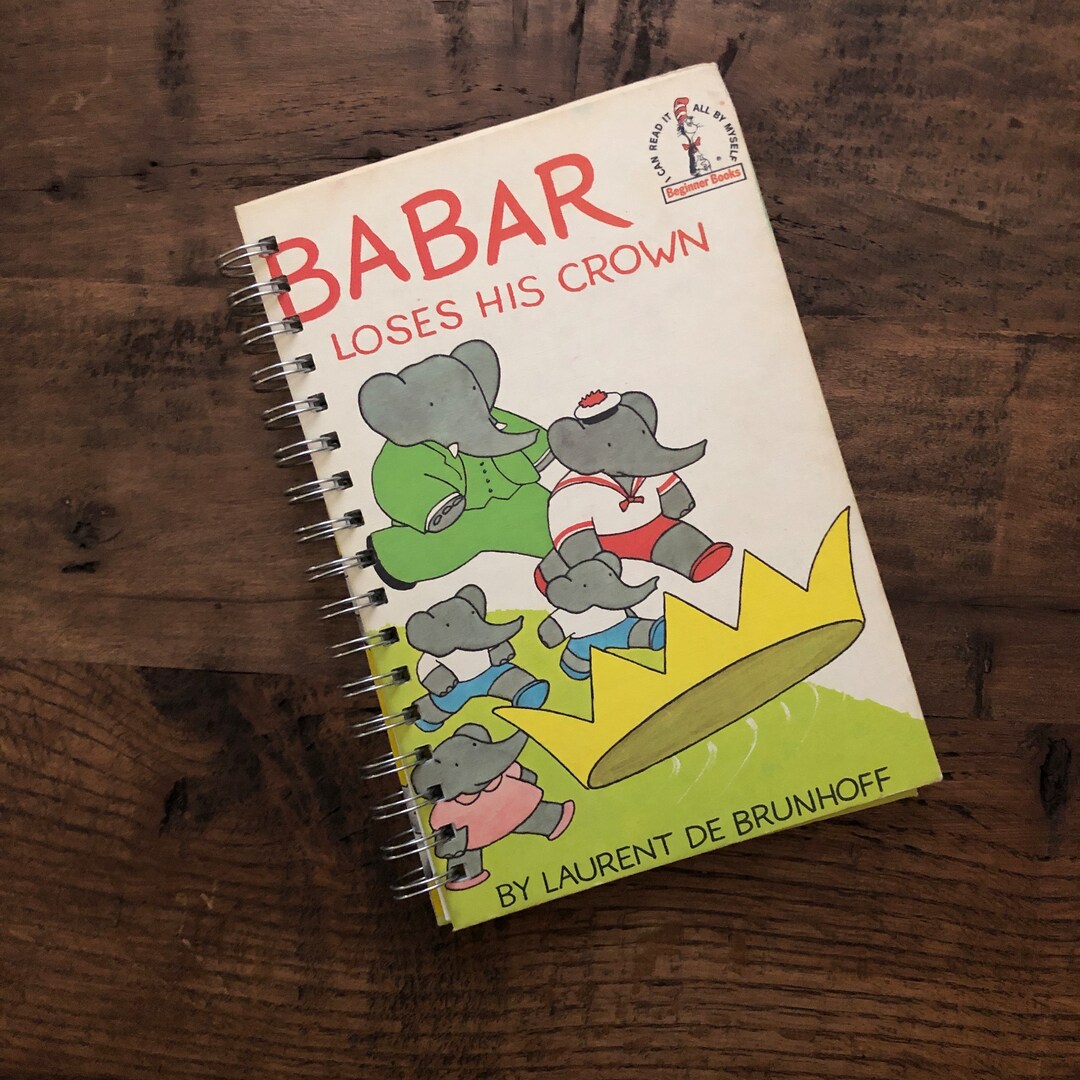 Babar Loses His Crown Vintage 1967 Spiral Bound Book Journal - Etsy