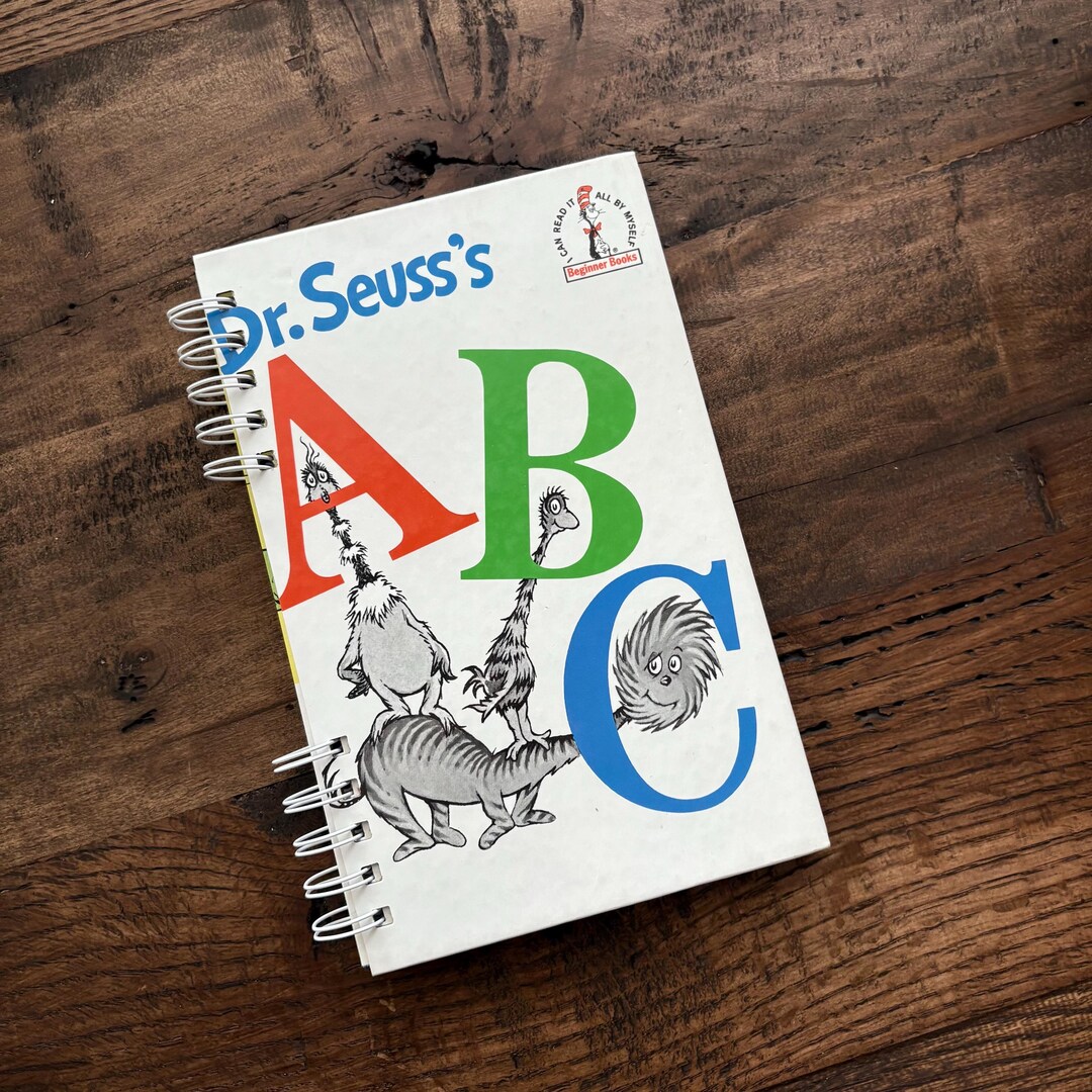 Dr. Seuss ABC Journal: Sketchbook Made From Upcycled Picture Book - Etsy