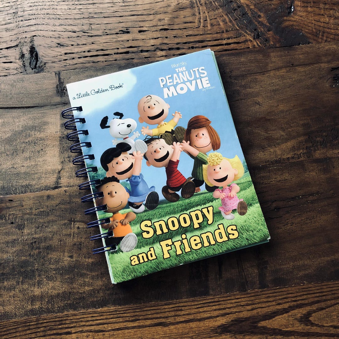 Peanuts Movie Snoopy and Friends Little Golden Book Spiral Bound Book ...