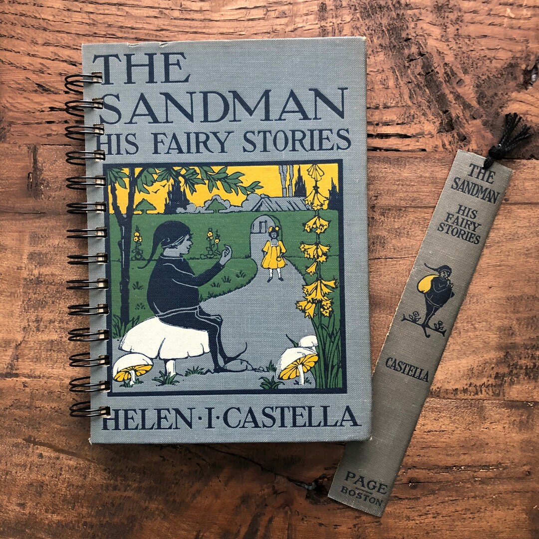 Sandman and His Fairy Stories Vintage 1922 Spiral Bound Book Cover ...