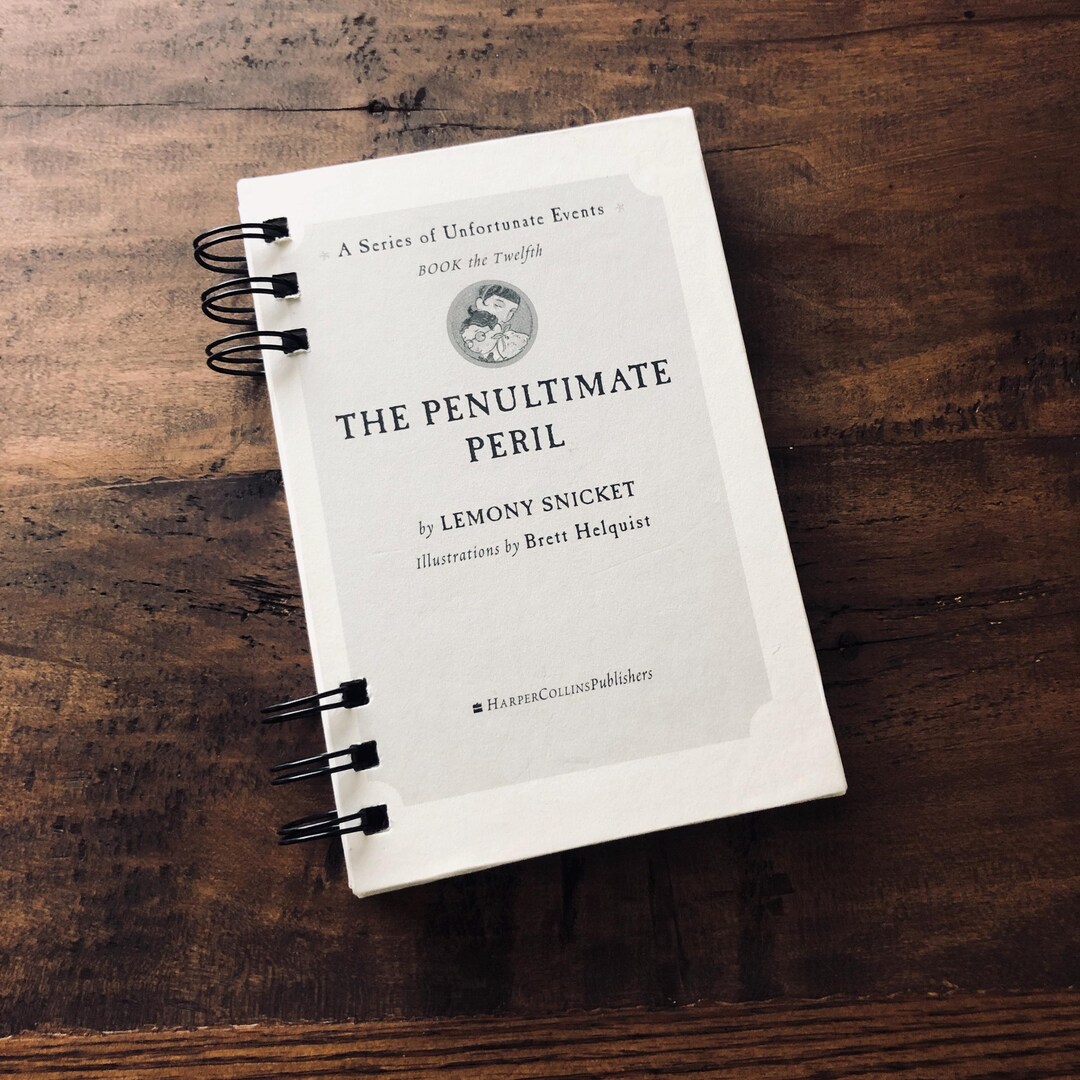 Series of Unfortunate Events Penultimate Peril Spiral Bound Book ...