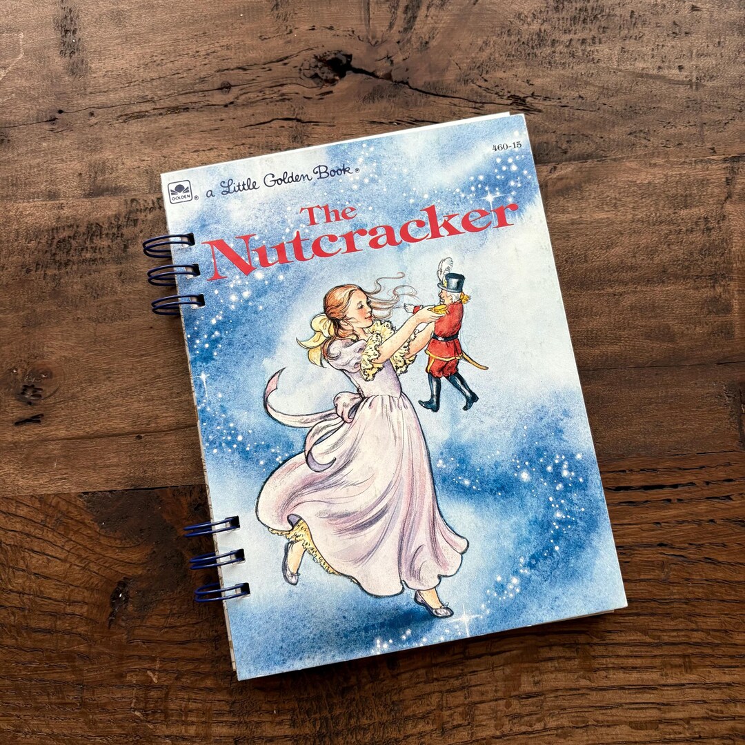Nutcracker Journal: Sketchbook Made From Vintage 1990s Upcycled Little ...
