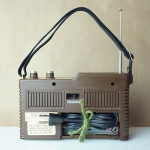 1970s Vintage LUXTONE 1278 Brown Radio W/ Bluetooth Tech. British ...