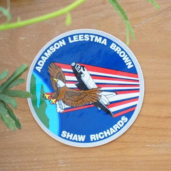 1989 Vintage 3.5" STS-28 Sticker Crew Patch for 30th … - Gem