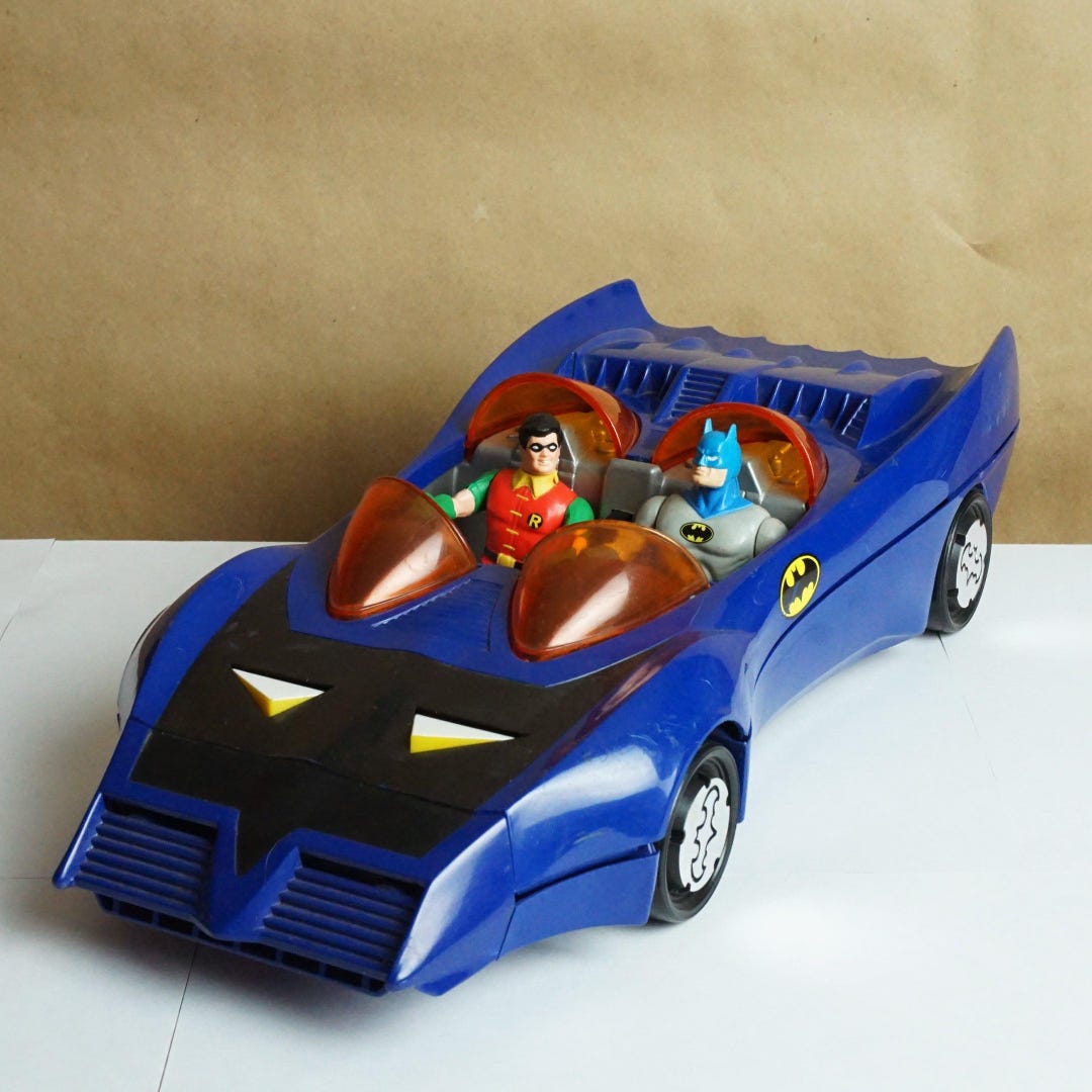 1984 Vintage DC COMICS Super Powers Collection Batmobile With Batman ...