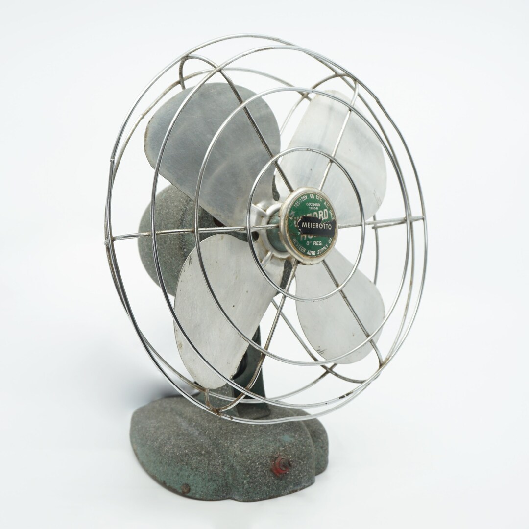 1980s Art Deco Vintage Western Auto Supply Wizard Husky Fan - Etsy