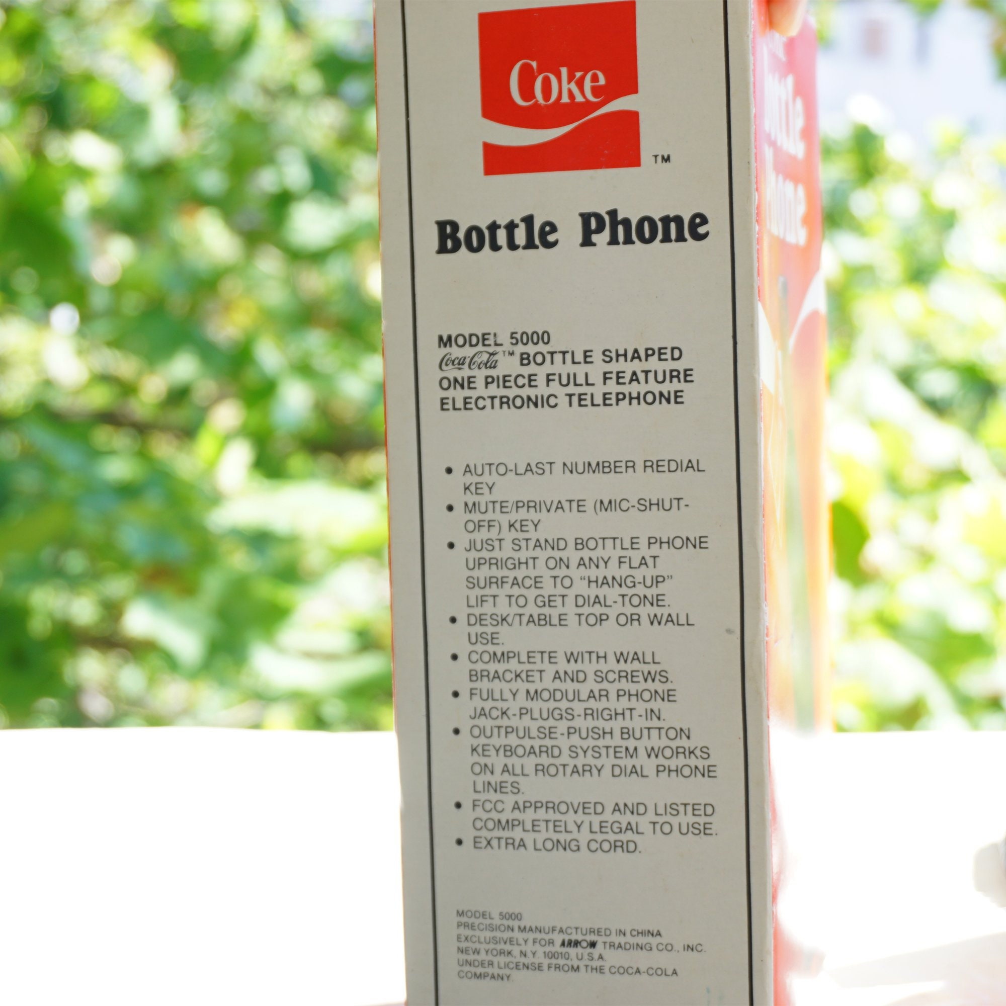 1983 Vintage COCA-COLA 5000 Bottle Shaped Full Feature Electronic ...