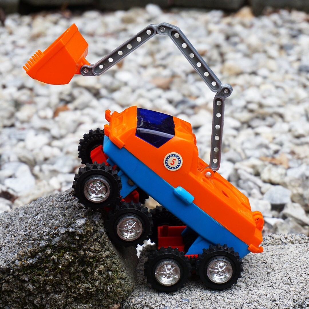 1970s Rare Vintage SPACE ROVER #5 Space Craft Digger Climbing 8-wheel ...