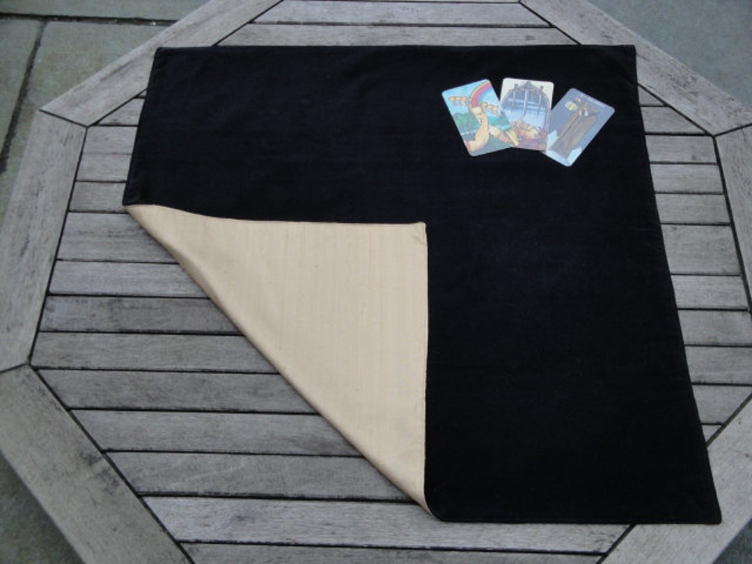 Large Tarot, Oracle, Rune Reading Cloth / Spread Cloth in Cotton Velvet ...