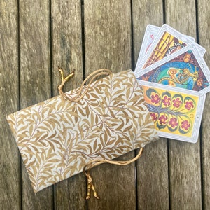 Willow Bough (gold) (william Morris) Tarot / Oracle / Keepsake Bag ...