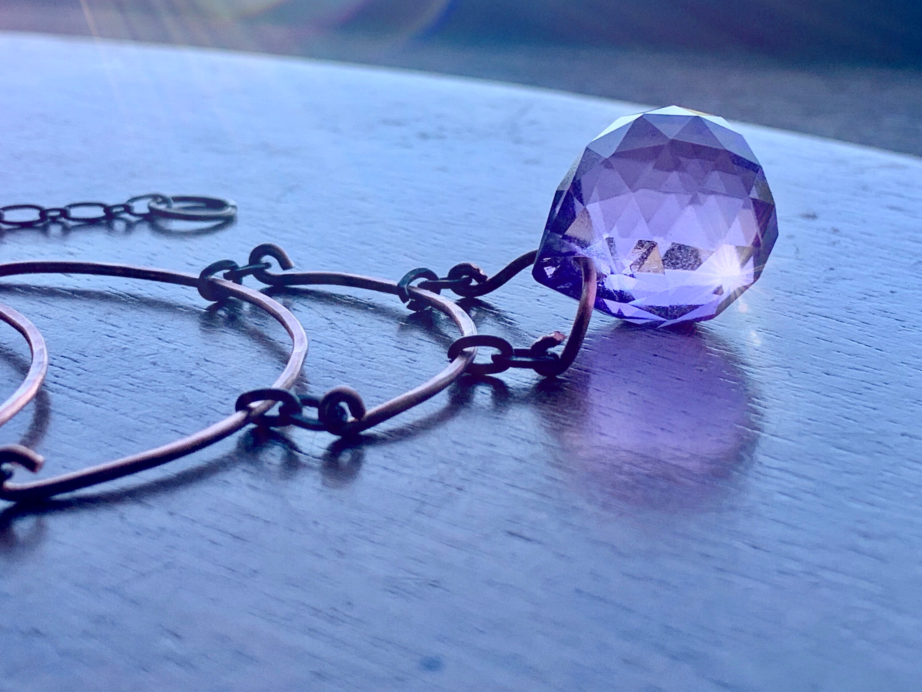 Small Crystal Prism Sun Catcher / Colorful Crystal Light Catcher ...