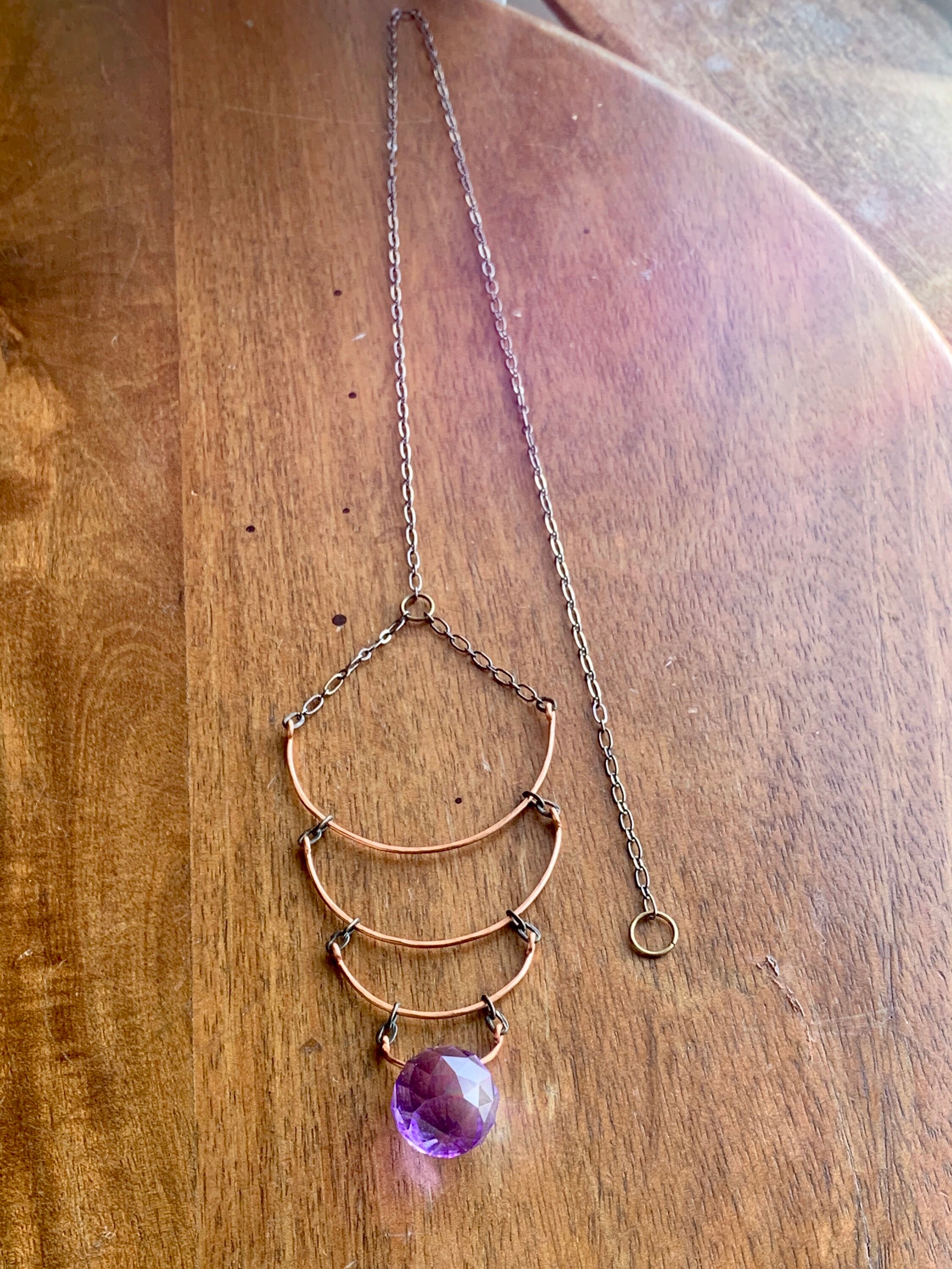 Small Crystal Prism Sun Catcher / Colorful Crystal Light Catcher ...