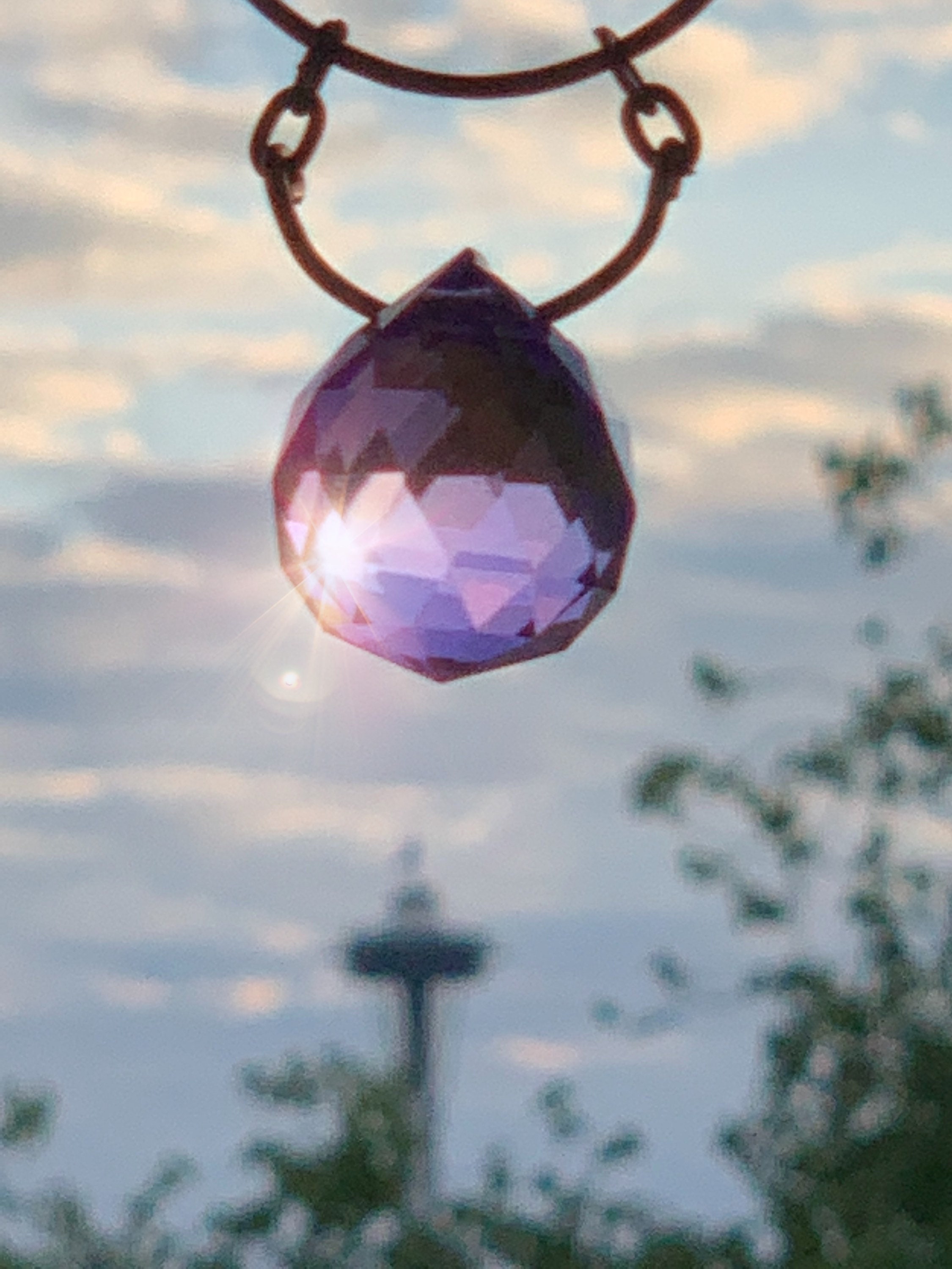 Small Crystal Prism Sun Catcher / Colorful Crystal Light Catcher ...