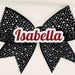 Cheer Bow Ibase Whats Your SUPERPOWER by Blingitoncheerbowz, Cheer Bows ...