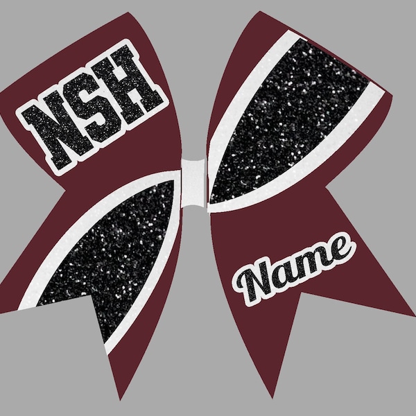 Maroon Cheer Bows - Etsy