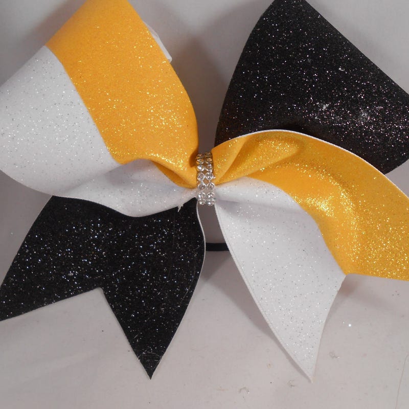Gold Cheer Bow - Etsy