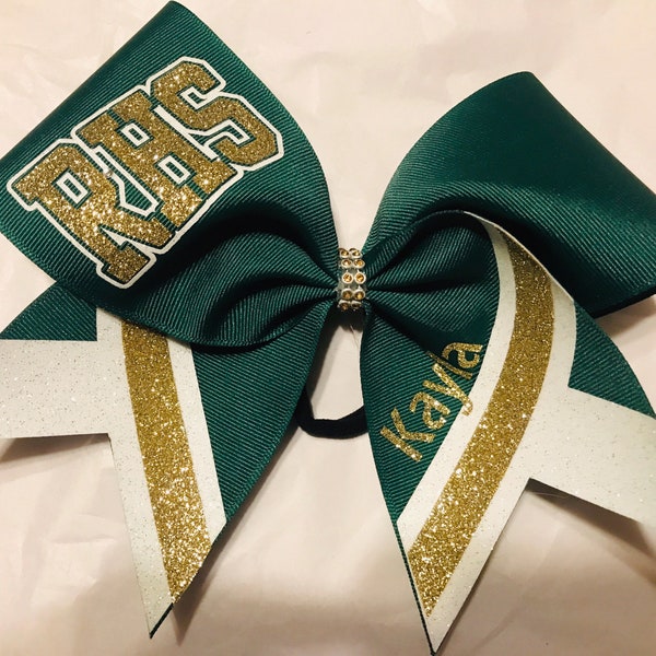 Gold Cheer Bow - Etsy