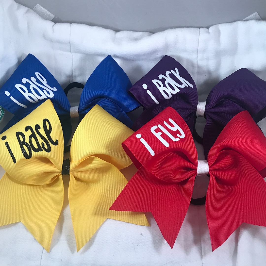 Stunt Group Cheer Bows - Flyer - Base- Back Spot - Front Spot -ANY ...