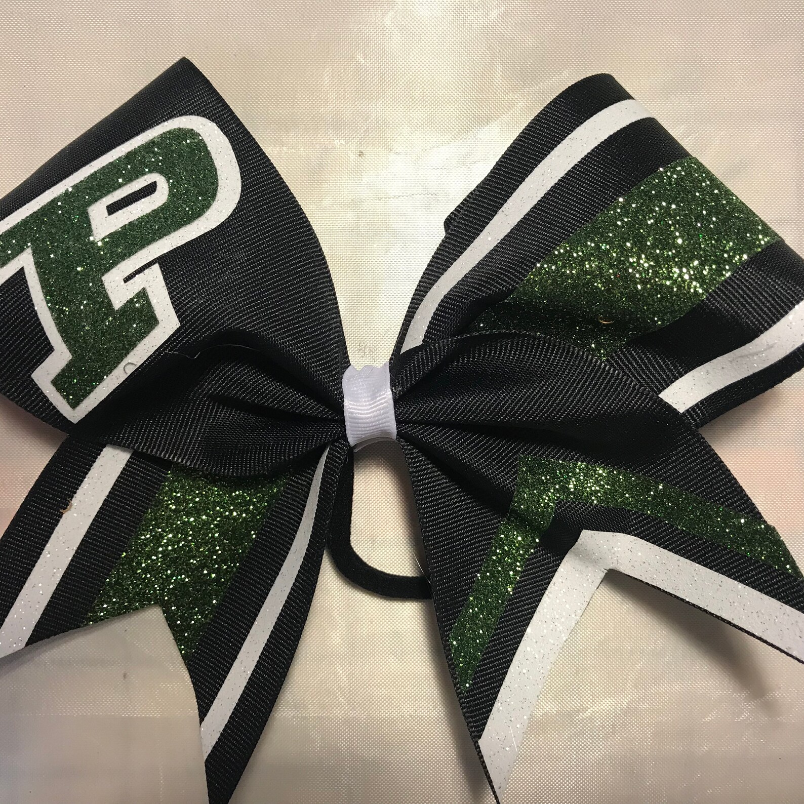 Captain Cheer Bow School Cheer Bows Letters / Colors - Etsy