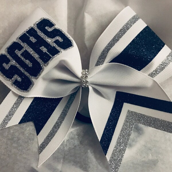 School Cheer Bow - Etsy