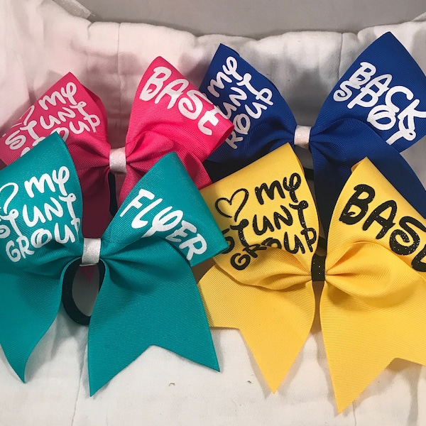 I Base Cheer Bow - Etsy