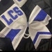 Captain Cheer Bow - School Cheer Bows - Letters / Colors Senior - Name ...