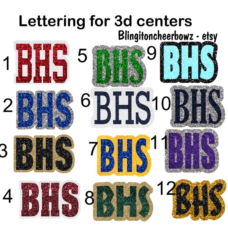 3d Cheer Bows - Etsy