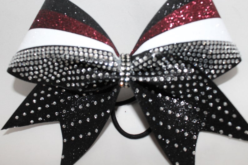 Cheer Bow ANY and all COLORS available Black Old Blue | Etsy